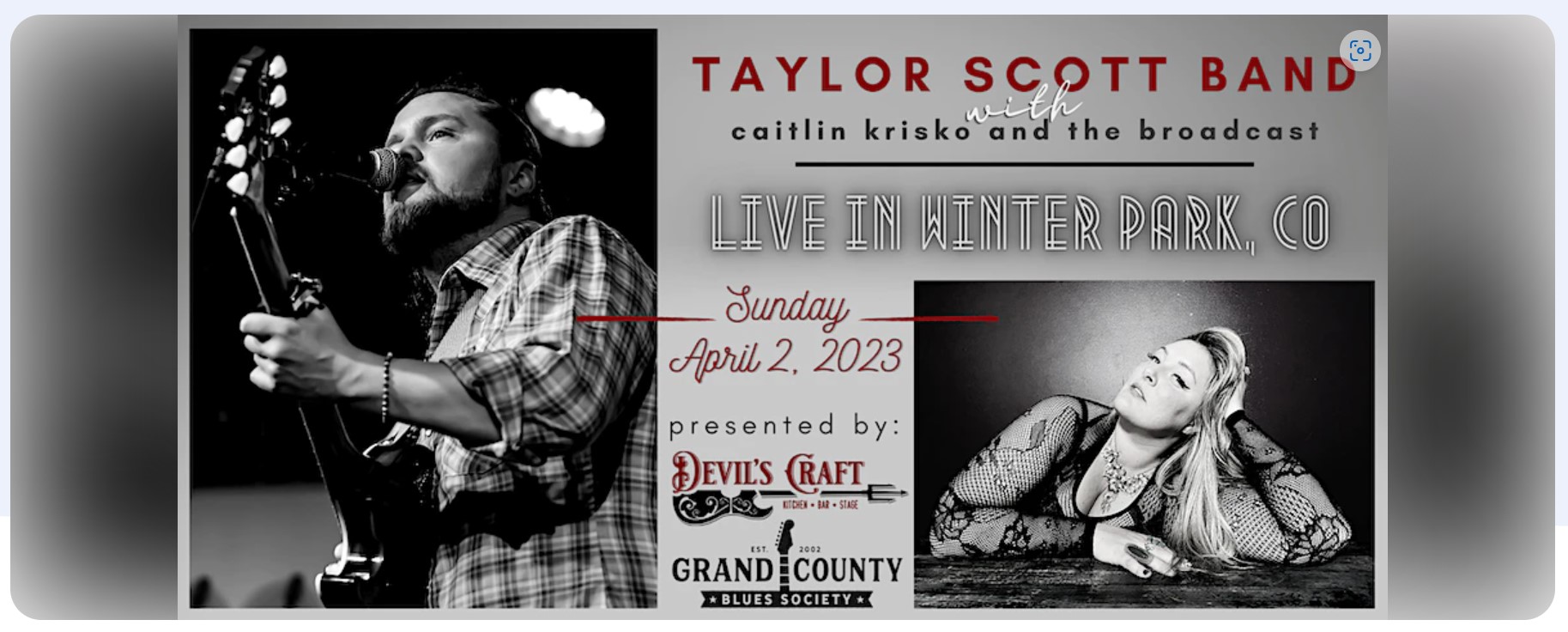 Taylor Scott Band live in Winter Park with Caitlin Krisko and The ...